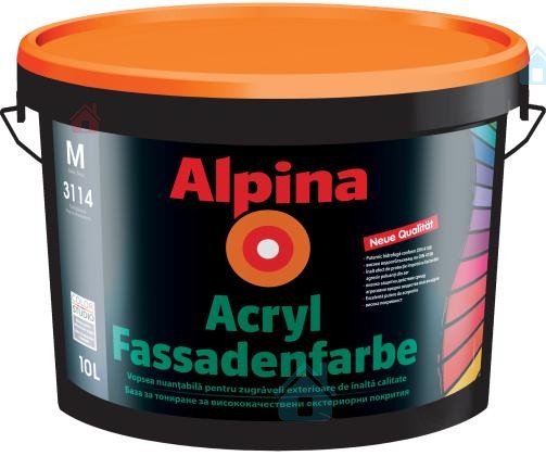 Фасадная краска Alpina CS Acryl Fassadenfarbe от компании ALPINA в ...