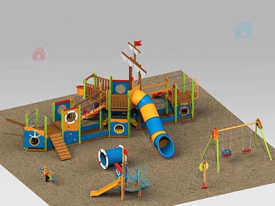 Complex de joaca pentru copii, model 1.6 de la compania A.S. VEST GRUP ...