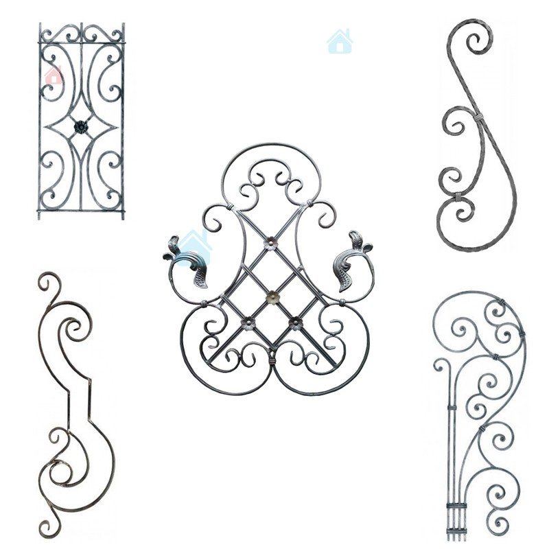 Element decorativ fier forjat pentru porti de la compania STIFT S.A. în ...