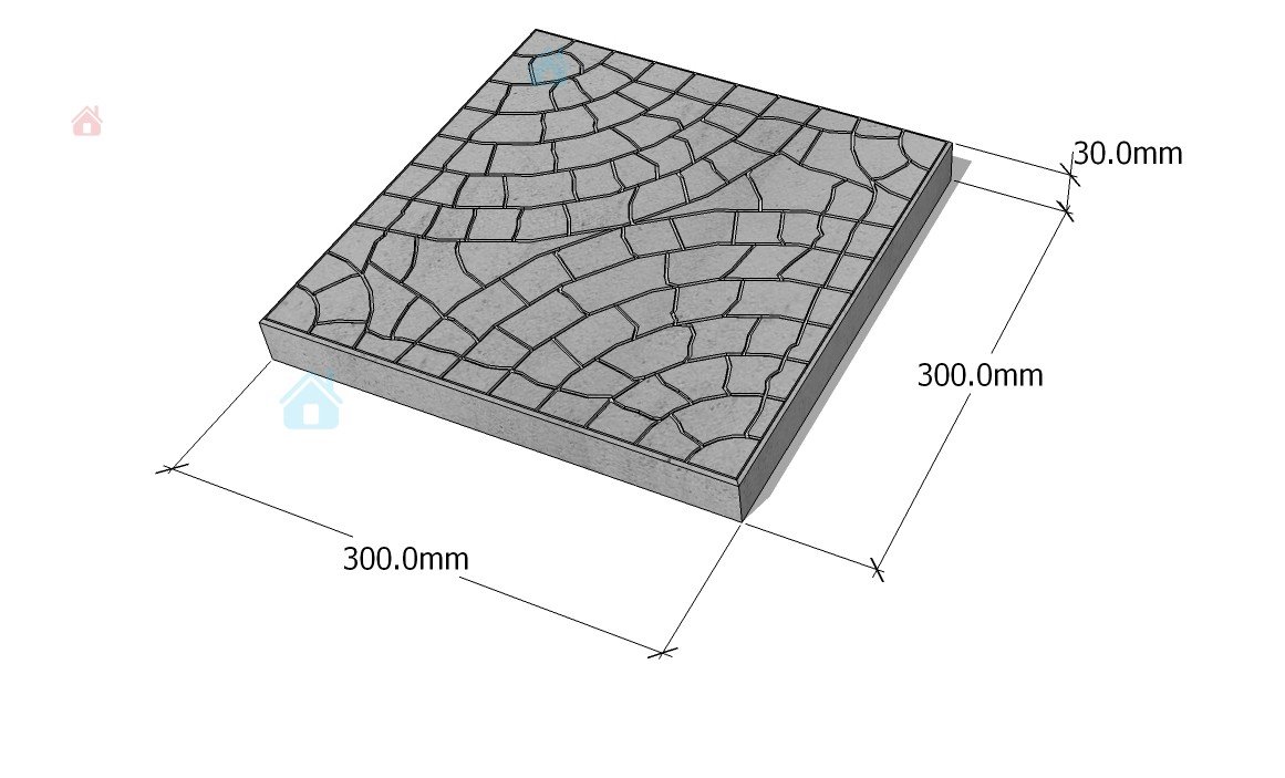Pavaj gri forma patrata de la compania MEMILIT S.R.L. în Chișinău și în ...